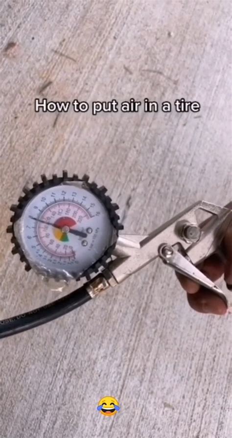 How To Put Air In A Tire😂 Viral Memes Tiktok Fail Funny Fy Fyp