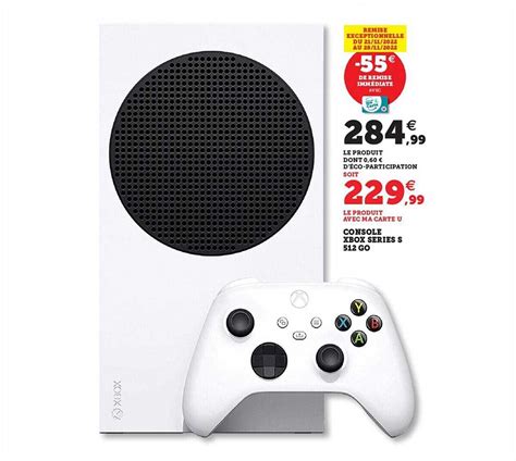 Promo Console Xbox Séries S 512 Go Chez Hyper U Icataloguefr