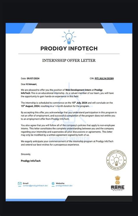 Himasri Kasukurthi On Linkedin Internship Fullstackdevelopment