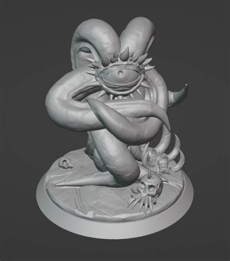 Stl File Shuma Gorath By Cizjut・3d Printer Design To Download・cults