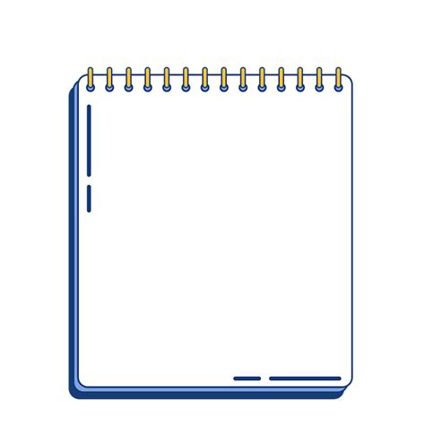 蓝色简约笔记本便签文本框