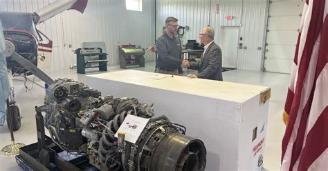 Polytech Adult Aviation Maintenance Program Receives Donated Turbo