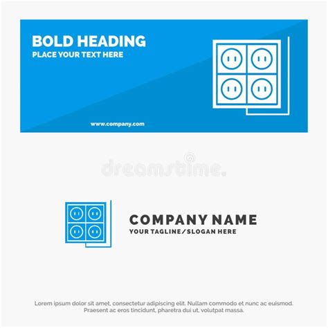 Building Construction Plug Socket Tool Solid Icon Website Banner And Business Logo Template