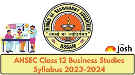Assam Board Ahsec Class 12 Business Studies Syllabus Important Topics