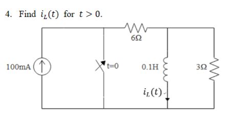 Solved Find IL T For T Chegg Com