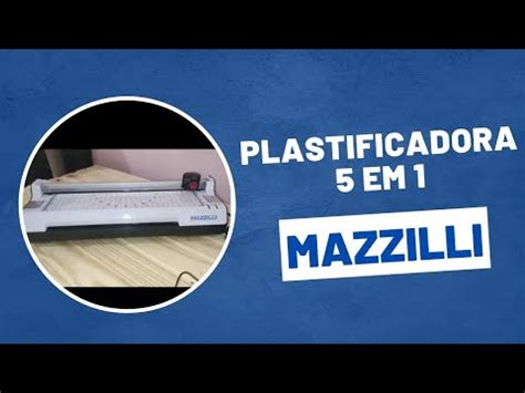 UNBOXING ASMR Plastificadora Mazzilli Canal Universo Criativo YouTube