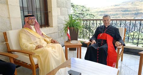 الوكالة الوطنية للإعلام الراعي بحث مع السفير السعودي في اجتماعات