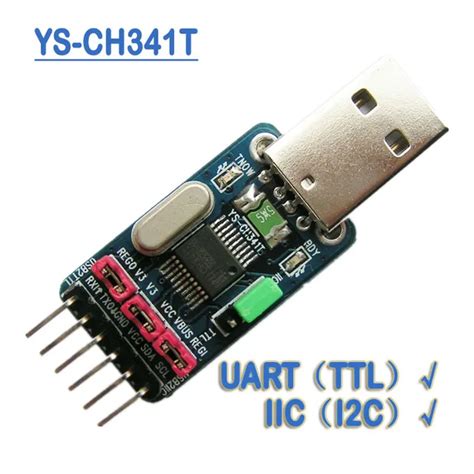 ys ch341t module i2c iic usb uart ttl serial port double voltage