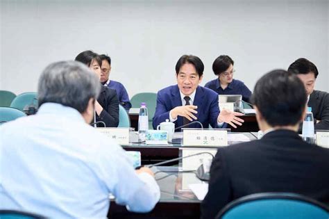 賴清德重申與蔡總統兩岸路線一致圖 中央通訊社 Line Today