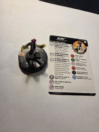 Heroclix Monthly Op Kit Blink M17 012 Limited Edition Figure Wcard