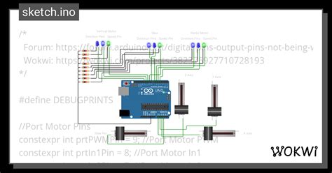 Joystick Motor Control Ii Wokwi Esp32 Stm32 Arduino Simulator