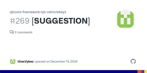 [suggestion] · issue 269 · qbcore framework qb vehiclekeys · github