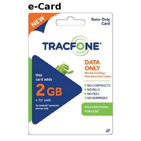 Tracfone Data E Card 2gb E Mail Delivery
