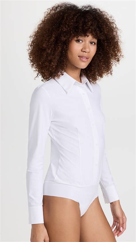 Commando Classic Button Down Thong Bodysuit Shopbop