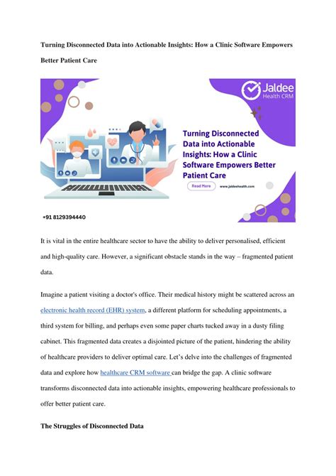 PPT Turning Disconnected Data Into Actionable Insights Role Of
