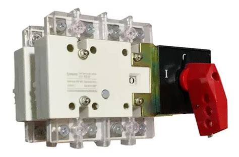 Interruptor De Transferencia Manual Redgenerador 4p Tetrapolar 63a