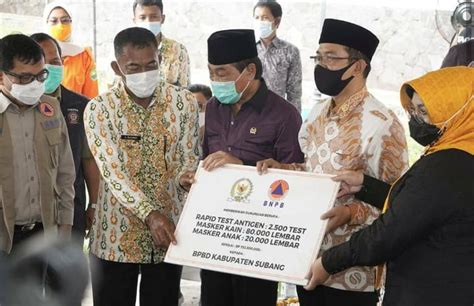 Pemkab Subang Terima Bantuan Penanganan Bencana Rp Juta Onediginews