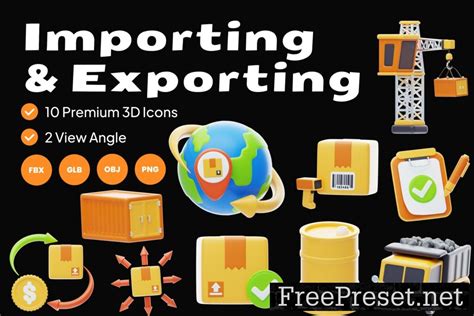 Importing Exporting D Icon Pzkzqjv