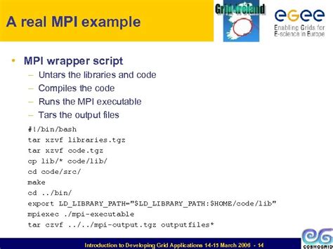 Enabling Grids For E Scienc E Mpi On Grid Ireland