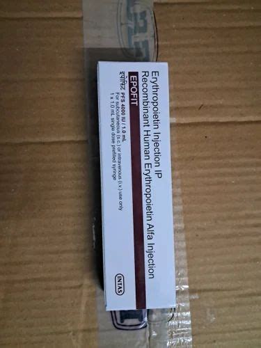 Epofit Injection Strength 4000 Iu At Best Price In Secunderabad Id