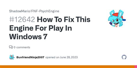 How To Fix This Engine For Play In Windows Issue ShadowMario FNF PsychEngine GitHub