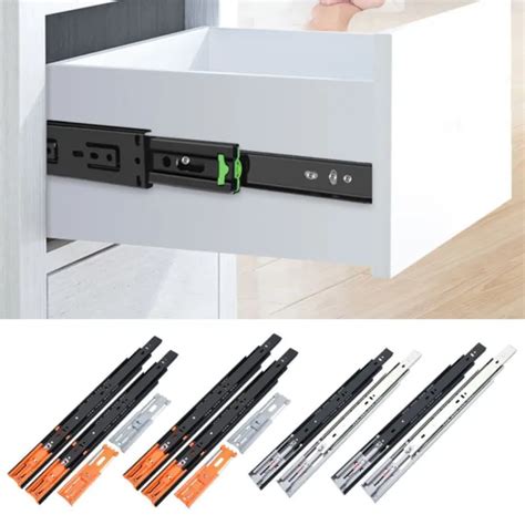 Buffer Track Drawer Slides Cabinet Runners Slide Steel Bearing Slides