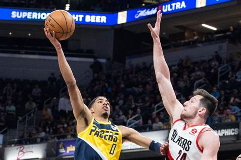 Talk About Portland Trail Blazers Vs Indiana Pacers Here Blazer S Edge
