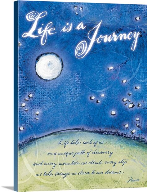 Lifes Journey Inspirational Print Wall Art Canvas Prints Framed Prints Wall Peels Great Big