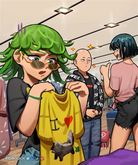 Saitama Tornado Of Terror Saitama Tatsumaki Onepunchman