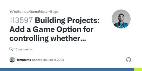 Building Projects Add A Game Option For Controlling Whether Unused
