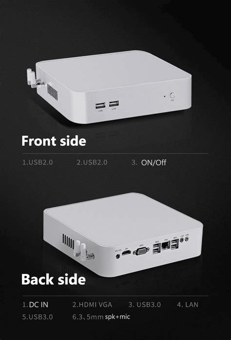 Cheap Mini Pc I5 4200m I5 6400 I7 8750h I7 10870h Office Pc Education Computer Jieruicc