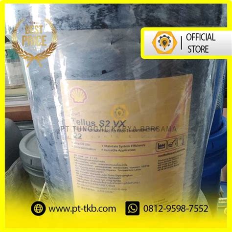 Jual Oli Hidrolik SHELL TELLUS S2 VX V 22 Tangerang Tunggal Karya