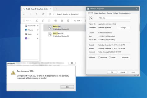 Fm Dll Is Missing Or Not Correctly Registered Quick Fixes