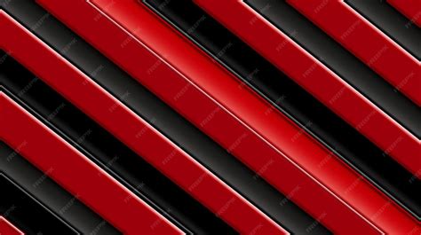 Fondo Negro Con Una Franja De Líneas Rojas Y Blancas Que Crean Una