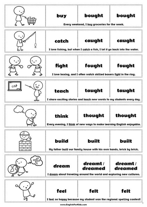 Memorable Esl Learning Printable Irregular Verb Posters Irregular Verbs Irregular Verb