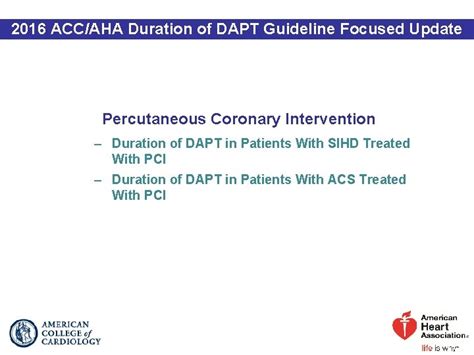 2016 Accaha Guideline Focused Update On Duration Of