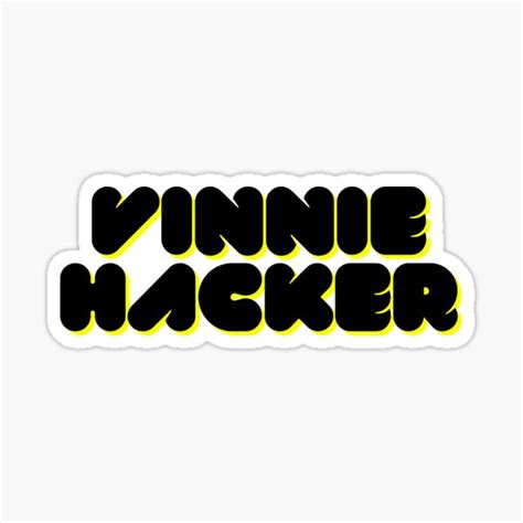 Vinnie Hacker Sticker For Sale By Worldprinttees Redbubble