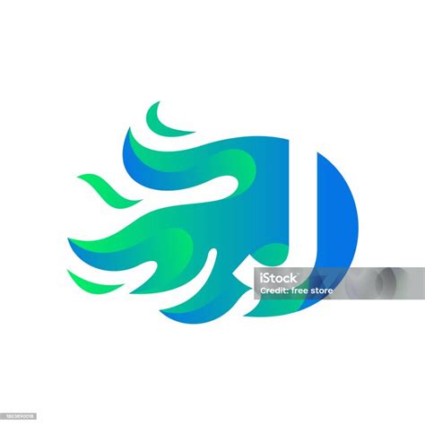 Desain Templat Logo Atau Simbol Huruf J Ilustrasi Stok Unduh Gambar