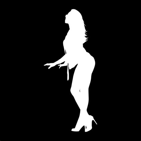 Sexy Female Pose Silhouette Secretary Girl Love And Beauty Element