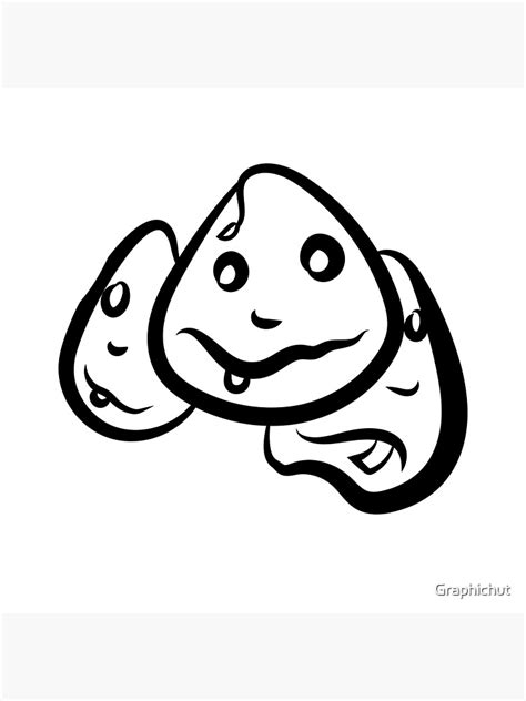 Drippy Smiley Face Poster For Sale By Graphichut Redbubble