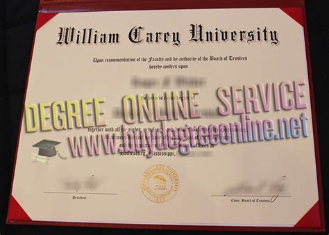 I Would Like To Get A Fake William Carey University Diploma Online