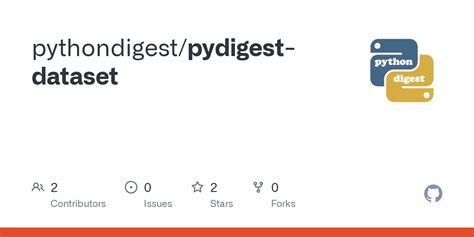 GitHub Pythondigest Pydigest Dataset