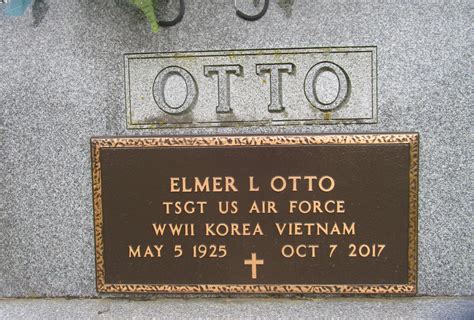 Elmer Leroy Otto Find A Grave Memorial