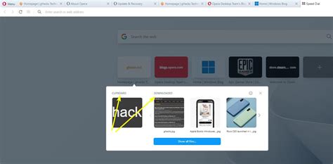 Opera Browser Now Lets You Set Custom Images For Tiles Ghacks Tech News