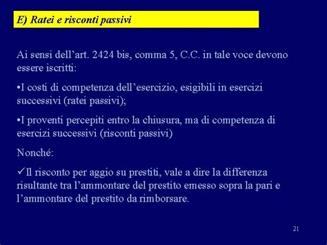Contabilit E Bilancio 2 Gli Schemi Di Bilancio
