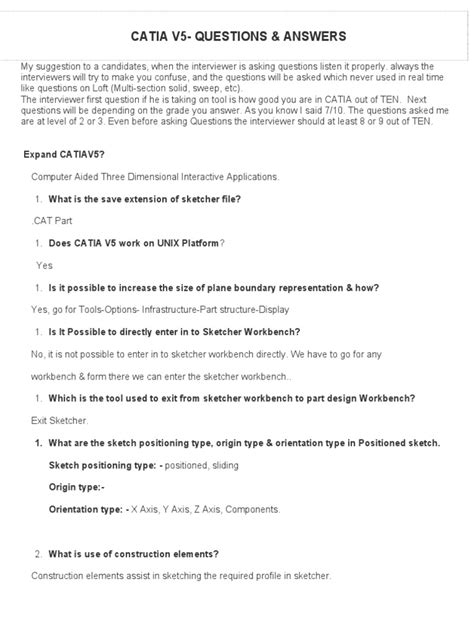 catia question pdf product lifecycle computer file