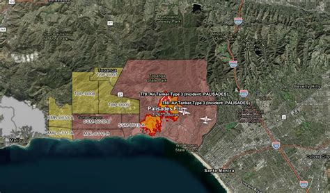Pacific Palisades Wildfire Maps Show Blaze Exploding In Size Newsweek