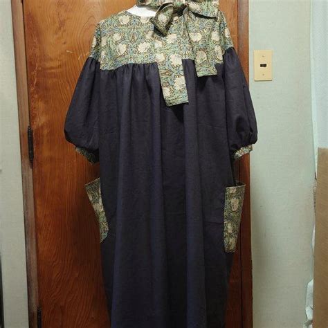 モリス ピンパーネル リネンワンピース≧ ≦ Momomoetaes Gallery Minne 国内最大級のハンドメイド
