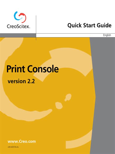 Print Console 2 2 Quick Start Guide Kodak Pdf Command Line Interface Computer Terminal