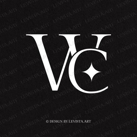 Minimalist Wc Monogram Letter Logo Instant Download